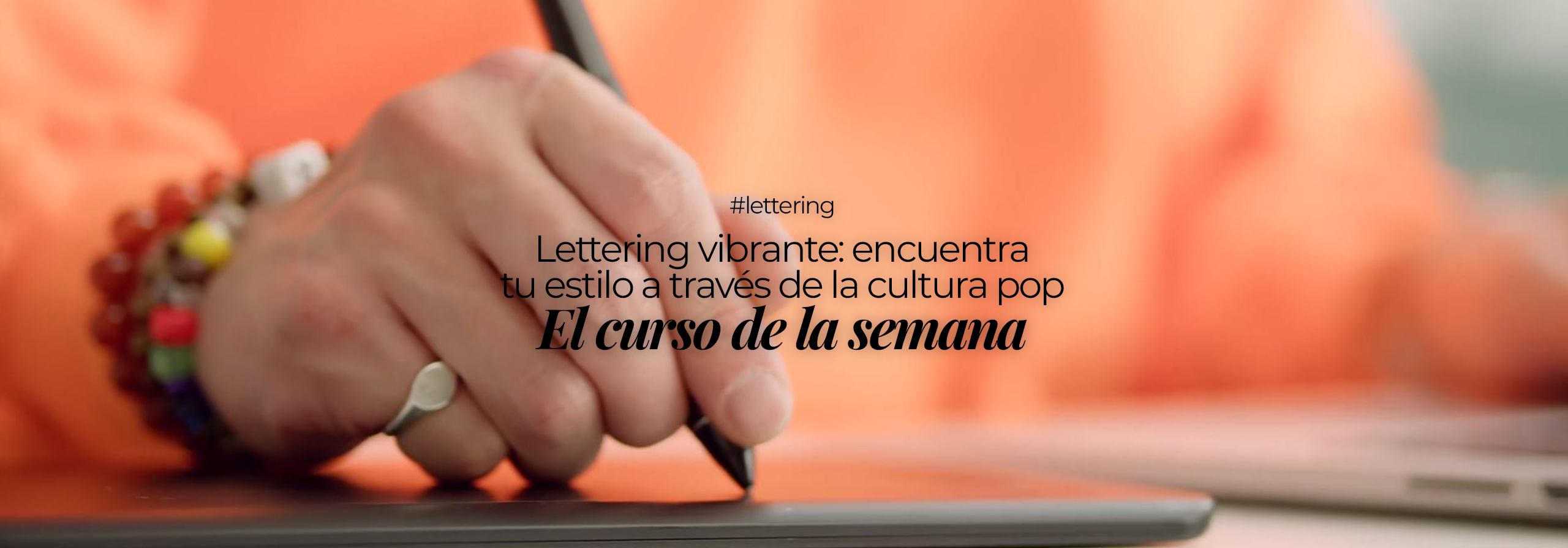 El curso de Letterings vibrantes de Domestika - Code Barcelona